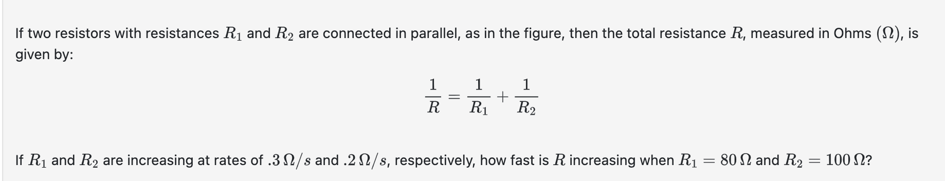 Solved If two resistors with resistances R1 and R2 are | Chegg.com