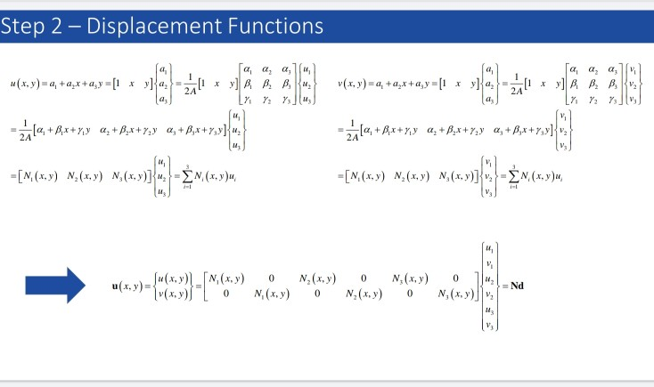 Solved 1st Order Triangular Element - | Chegg.com