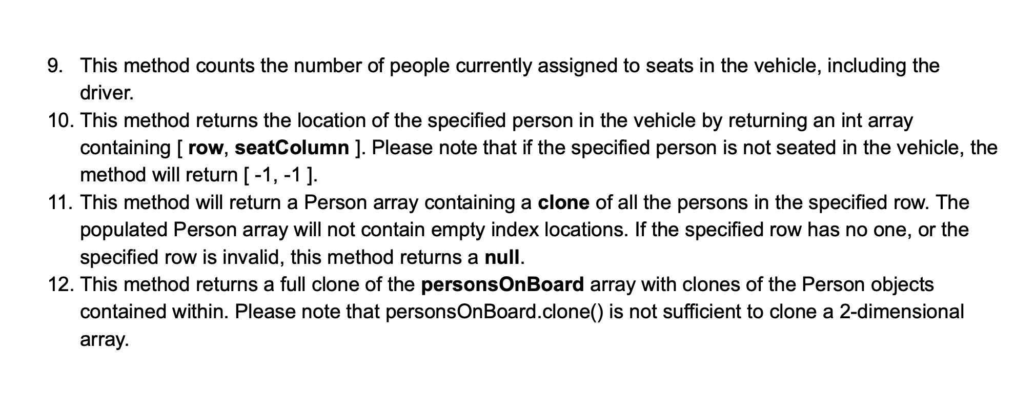 Solved Q1 a) ( 10 pts ) Create the following class Person | Chegg.com