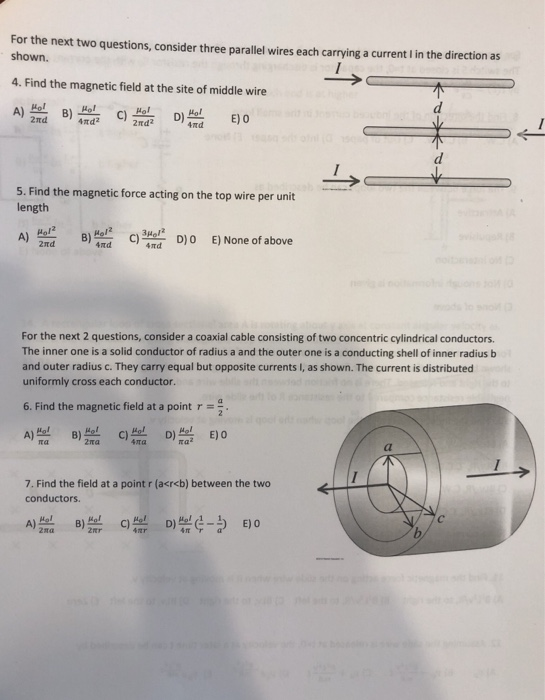 Solved For the next two questions, consider three parallel | Chegg.com