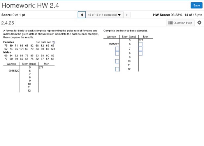 Solved MAT 107-03 StatisticS SPRING 2018 Homework: HW 2.4 | Chegg.com