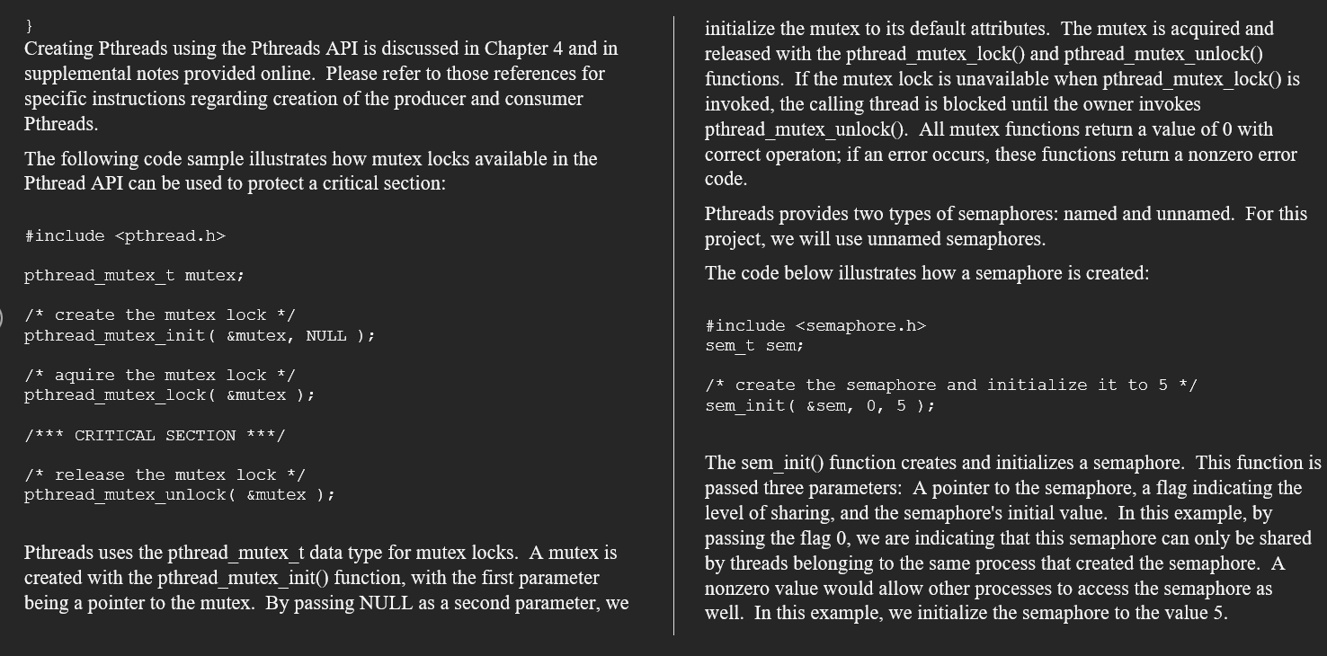 Solved COSC 3346 Operating Systems Project #3: Process | Chegg.com