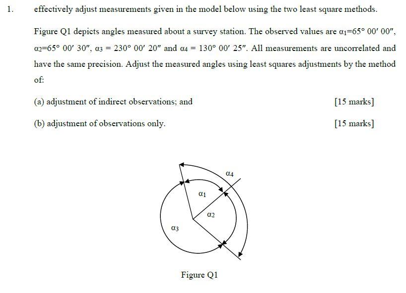 effectively adjust measurements given in the model | Chegg.com