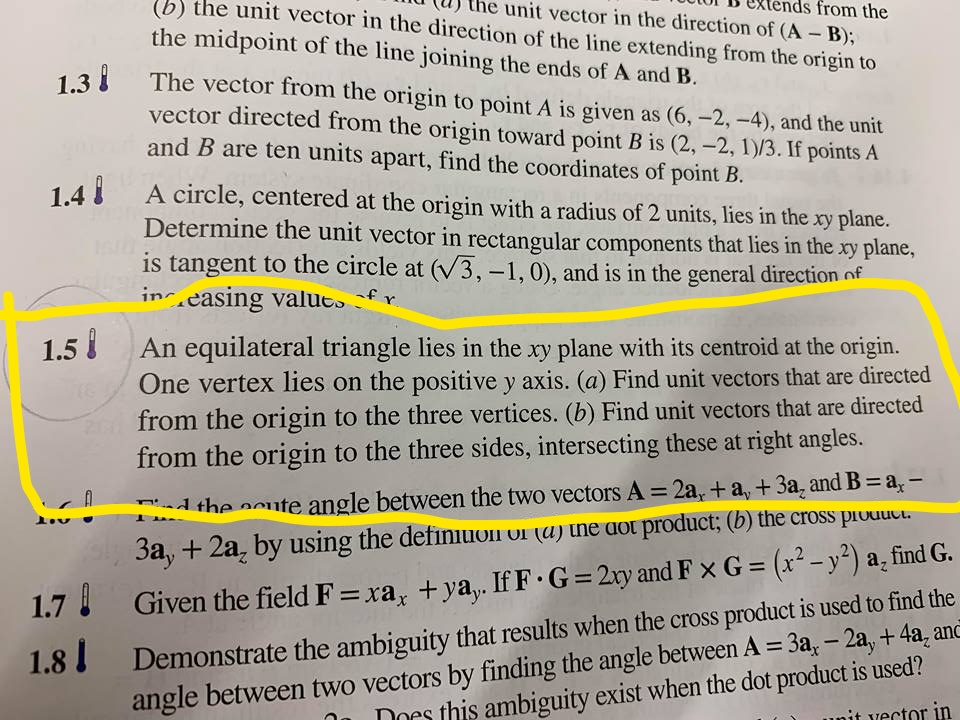Solved b) the unit u() the unit lolB EXtends from the vector | Chegg.com