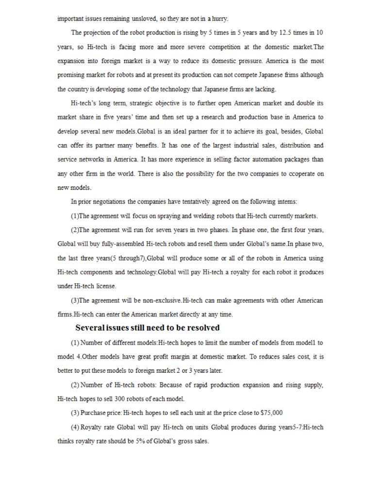 assignment: Hi-tech.Please accomplish the following | Chegg.com