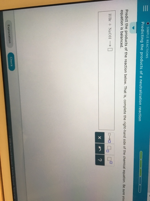 Solved O SIMPLE REACTIONS Predicting the products of a | Chegg.com