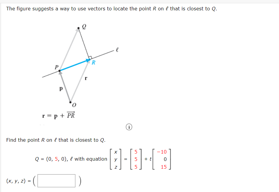 Solved The figure suggests a way to use vectors to locate | Chegg.com
