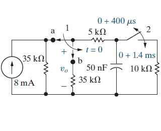 Solved In the circuit in (Figure 1), switch 1 has been in | Chegg.com