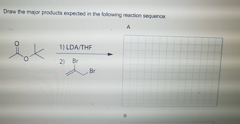 Solved Draw the major products expected in the following | Chegg.com