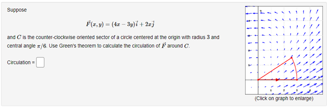 Solved F(x,y)=(4x−3y)i+2xj and C is the counter-clockwise | Chegg.com