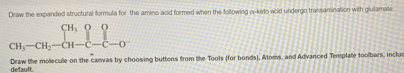 Solved Draw the expanded structural formula for the amino | Chegg.com