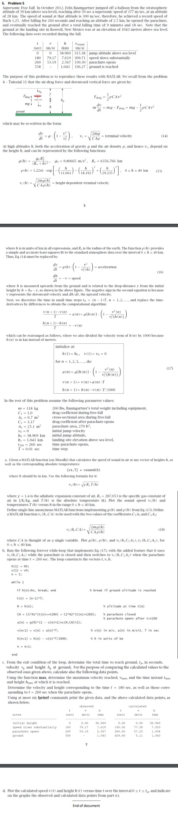 Solved need help with this matlab problem asap | Chegg.com