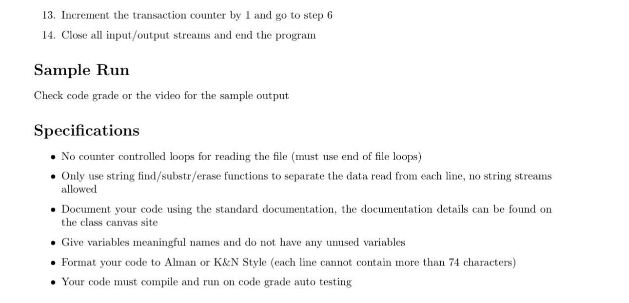 Assignment 6: Currency Exchange...Again Description | Chegg.com