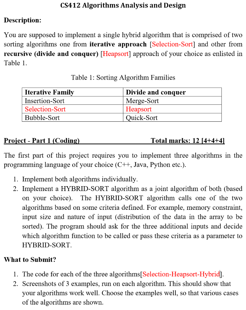 Solved Description You Are Supposed To Implement A Single 