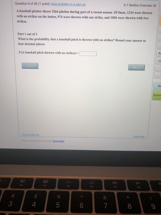 Solved Question 6 of 26 (1 point) View.problem in.a pop-up A | Chegg.com