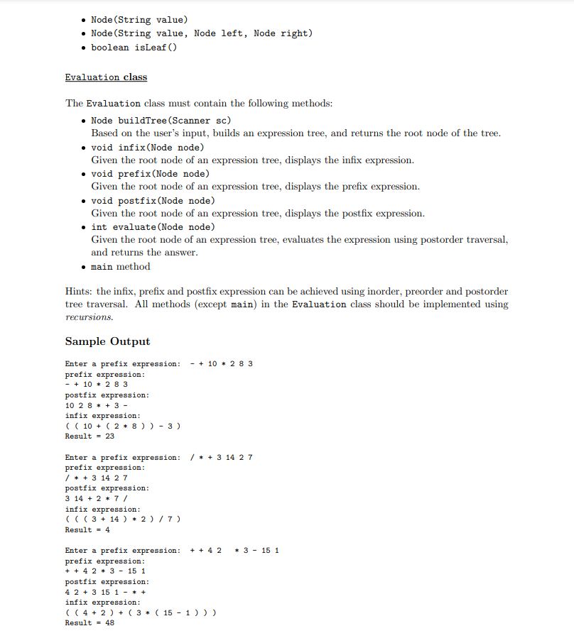 Solved Background Infix Postfix And Prefix This Section