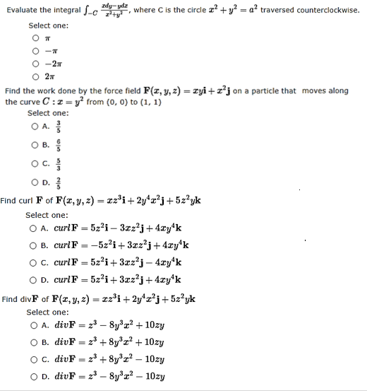 Solved zdy-ydz Evaluate the integral -c, where C is the | Chegg.com