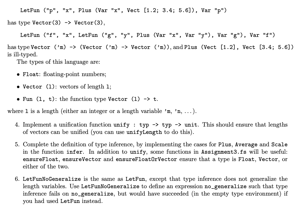The file Assignment3.fs contains a partial | Chegg.com
