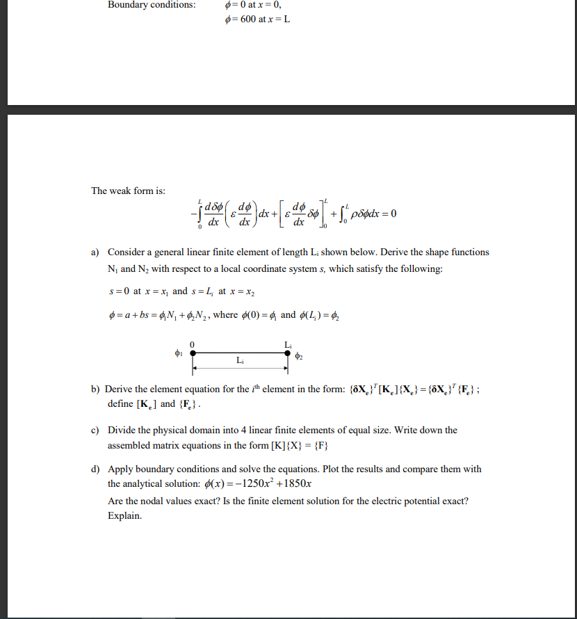 EML 5526 Finite Element Analysis and Applications | Chegg.com
