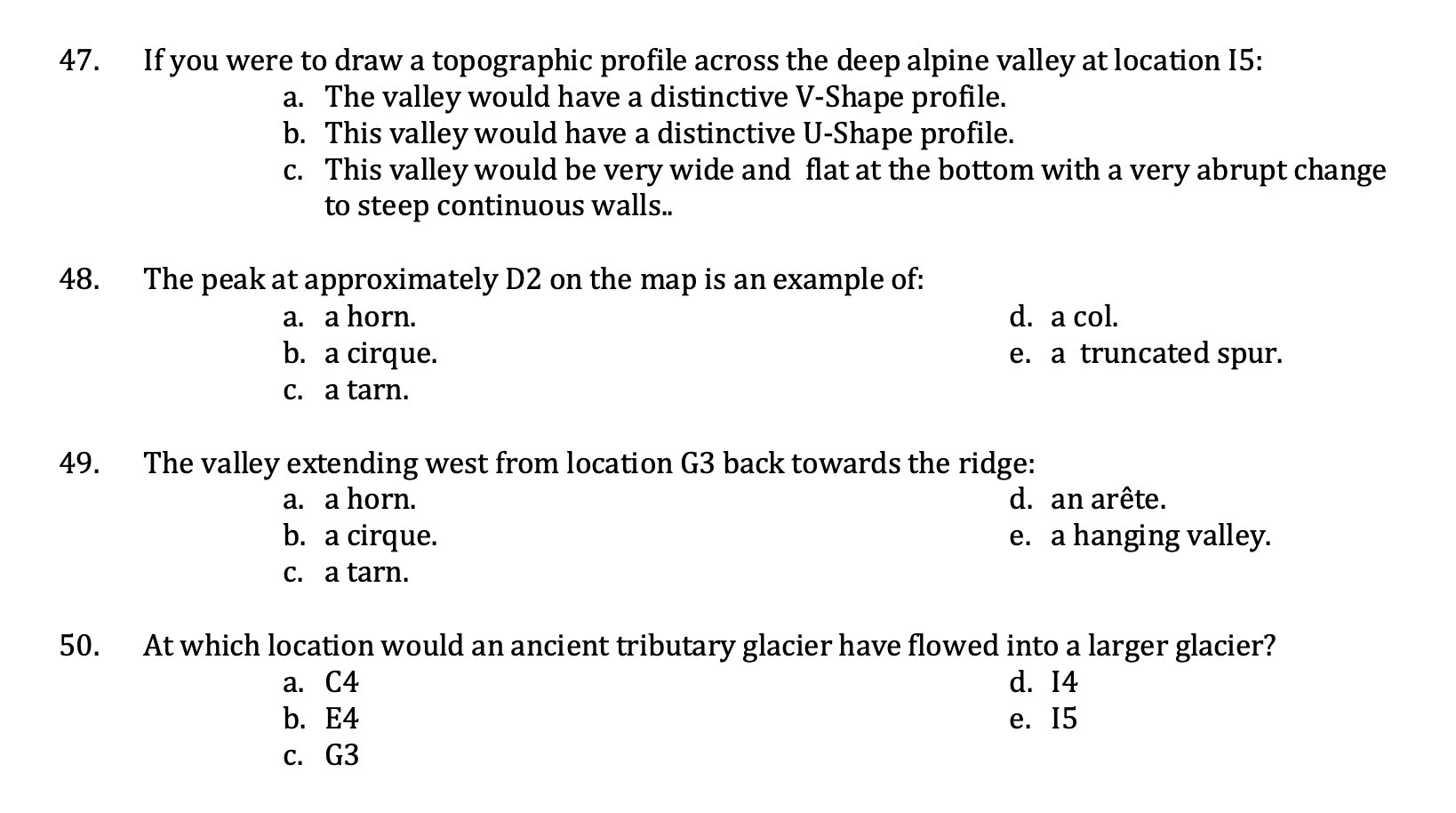 Solved Based on this map (FIGURE 6) below answer the | Chegg.com