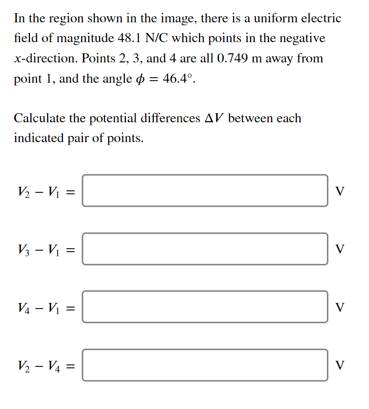 Solved In the region shown in the image, there is a uniform | Chegg.com
