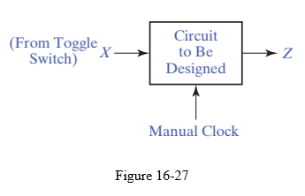 Solved Design a Mealy sequential circuit (Figure 16-27) | Chegg.com