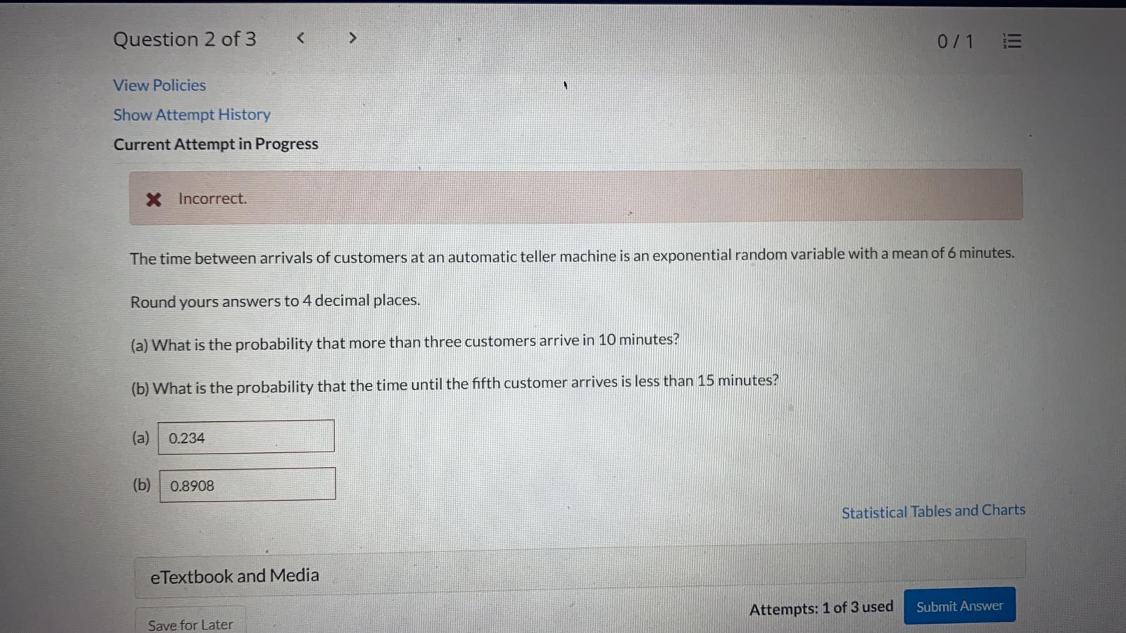 Solved Question 2 of 3