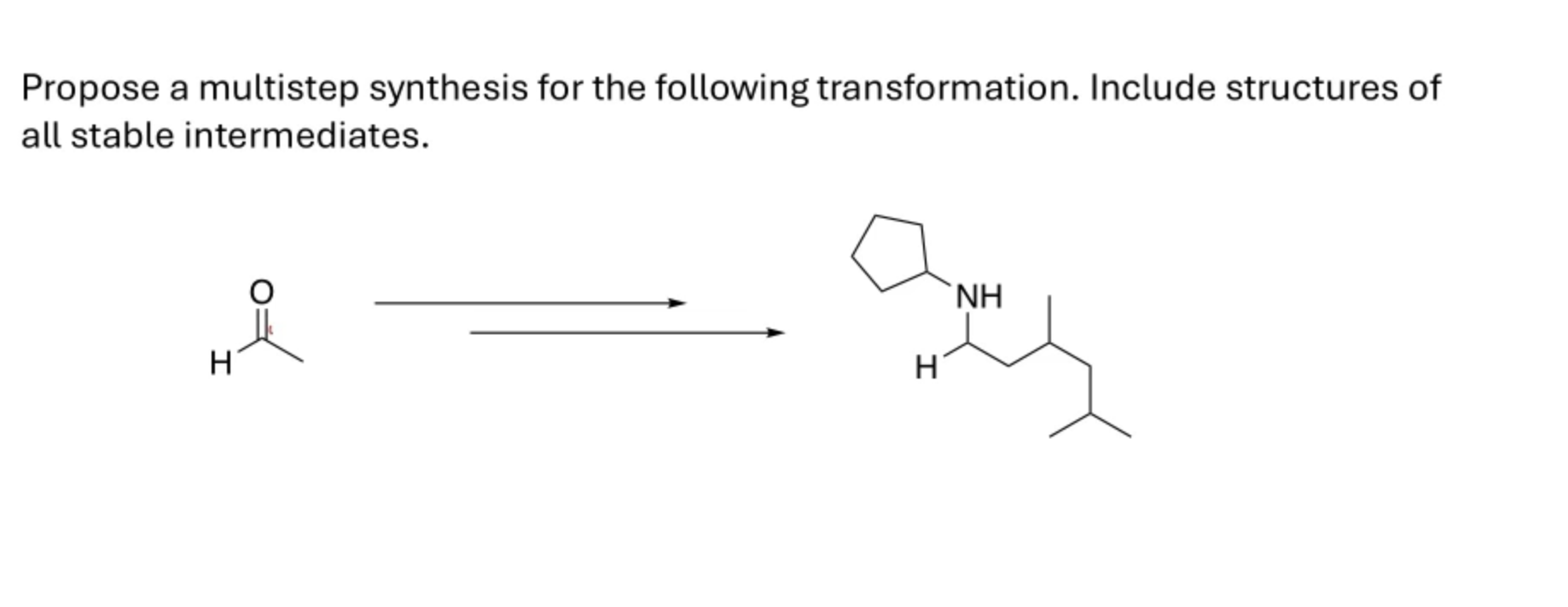 Solved Propose a multistep synthesis for the following | Chegg.com