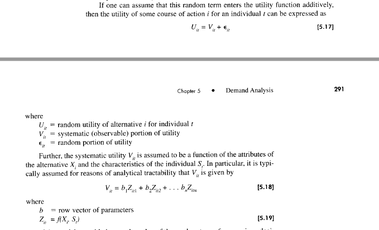 Solved 8. The buses in the numerical example of a logit mode | Chegg.com