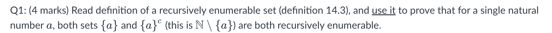 Solved Q1: (4 marks) Read definition of a recursively | Chegg.com