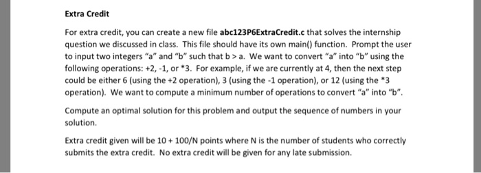 Solved Extra Credit For extra credit, you can create a new | Chegg.com