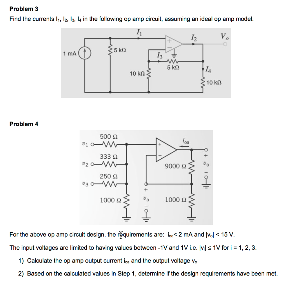 Solved 3. Find the currents I1, I2, I3, I4 in the following | Chegg.com