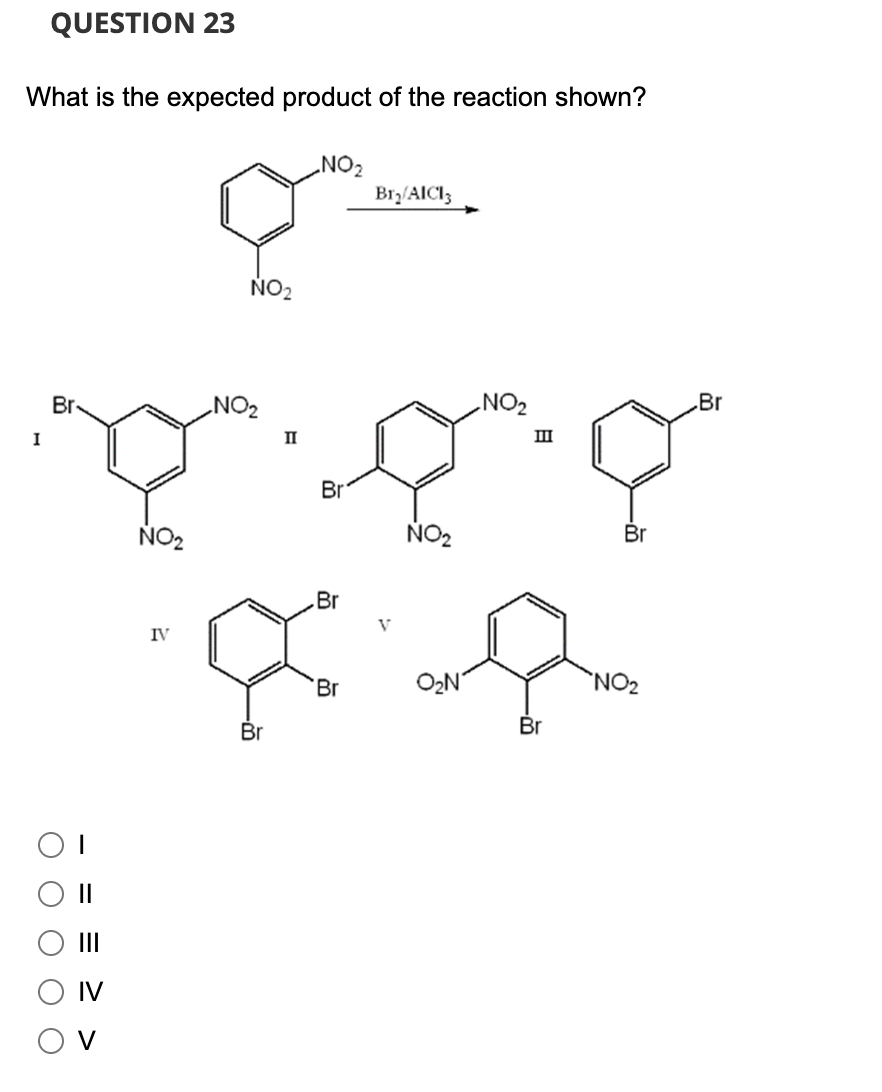 Solved What is the expected product of the reaction shown? | Chegg.com
