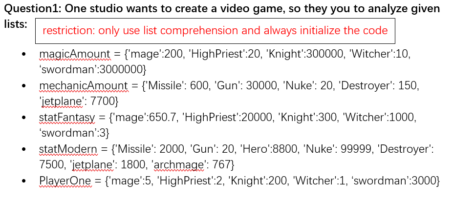 Solved Question1: One studio wants to create a video game, | Chegg.com