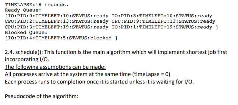 Solved Process class represents a CPU-intensive process | Chegg.com