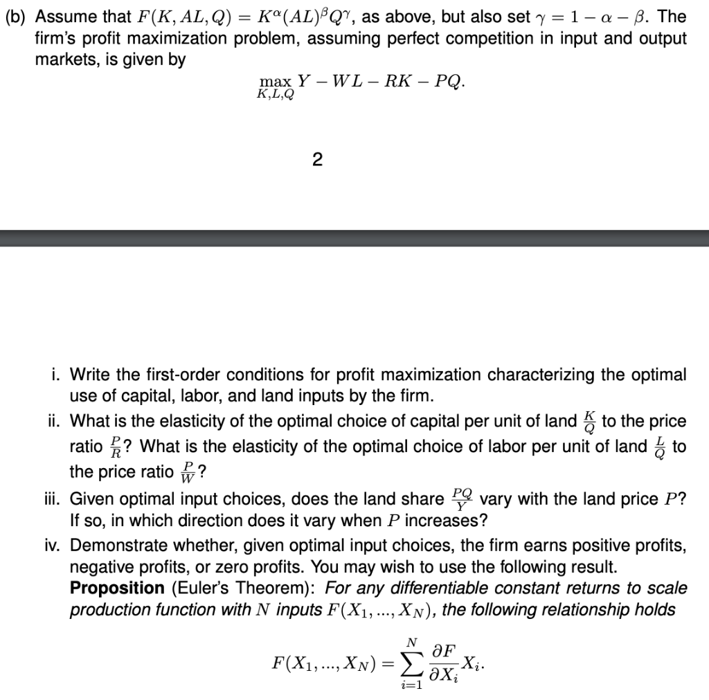 Solved More on Profit Maximization A firm has a production | Chegg.com Solved More on Profit Maximization A firm has a production | Chegg.com