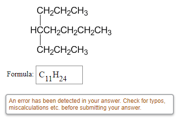 Solved Provide the most condensed formula for this compound, | Chegg.com