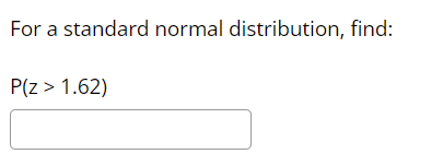 Solved For a standard normal distribution, find: | Chegg.com