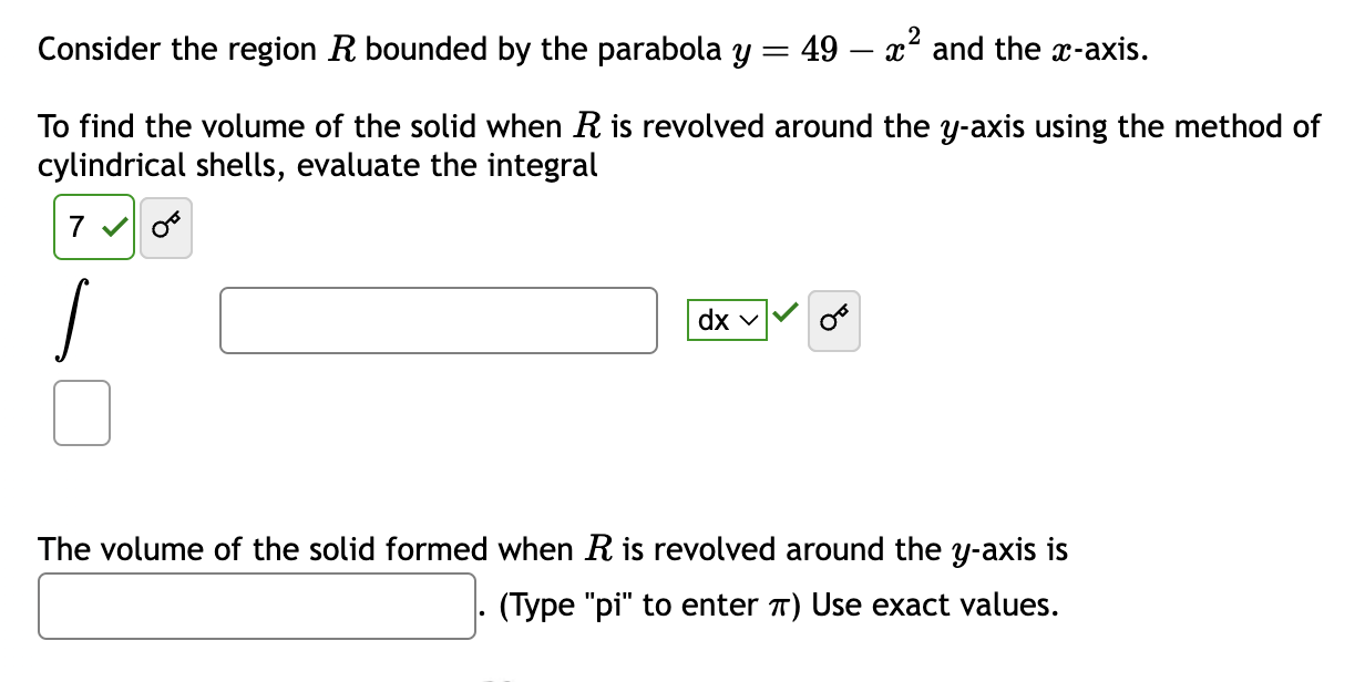 Solved Consider the region R ﻿bounded by the parabola | Chegg.com
