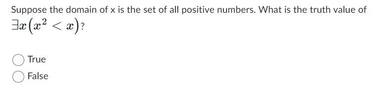 Solved Suppose the domain of x is the set of all positive | Chegg.com