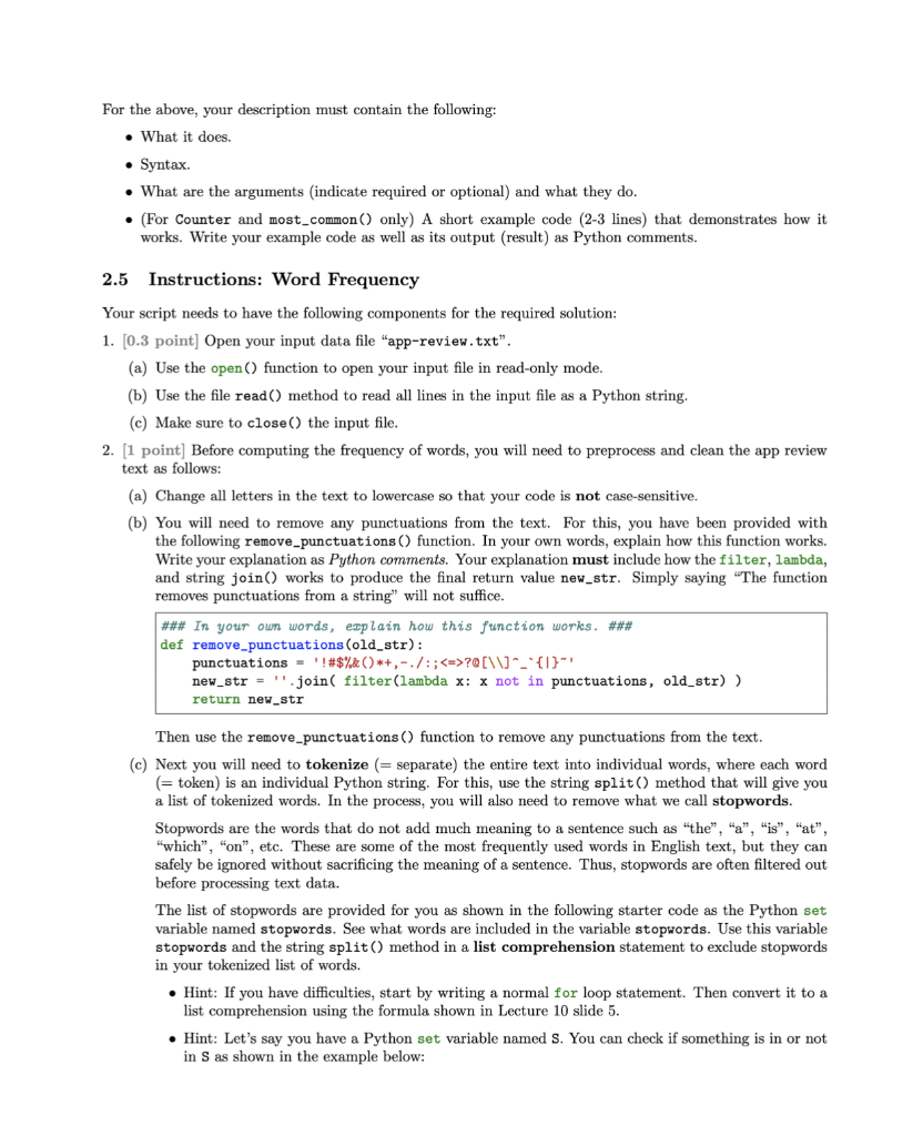 Solved Part 2 App Reviews Total 3 Point 21 Submission 