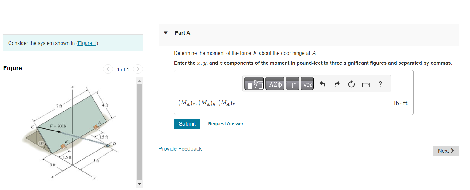 Solved Consider the system shown in (Figure 1). Determine | Chegg.com