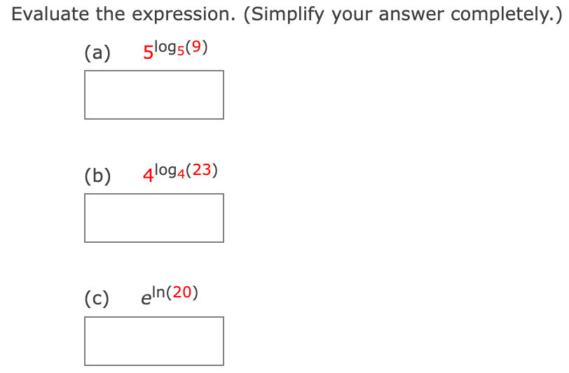 Solved Evaluate the expression. (Simplify your answer | Chegg.com