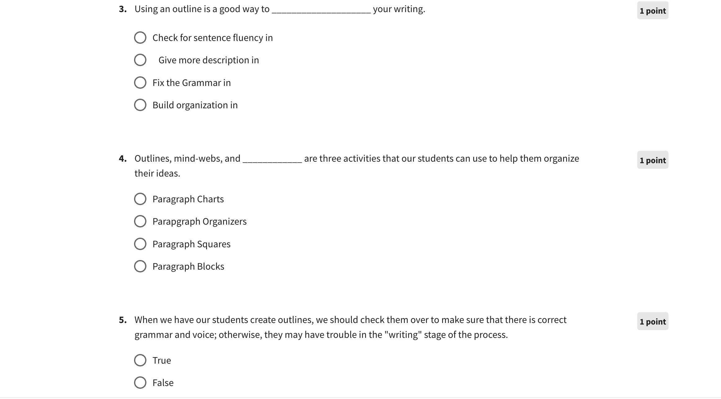 1. In this lesson, Dr. Dixon discussed the 6 Traits | Chegg.com