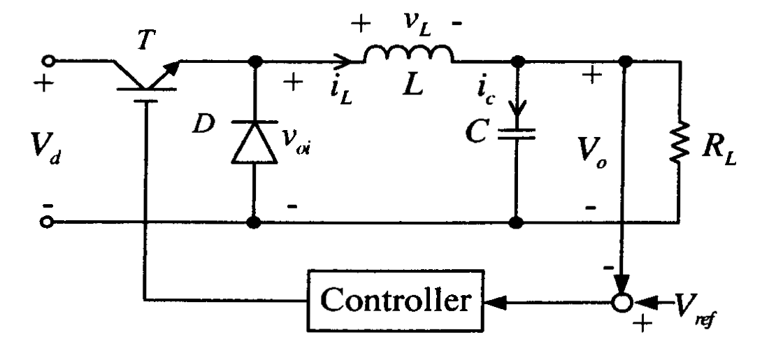 Solved A DC to DC step down converter with voltage | Chegg.com