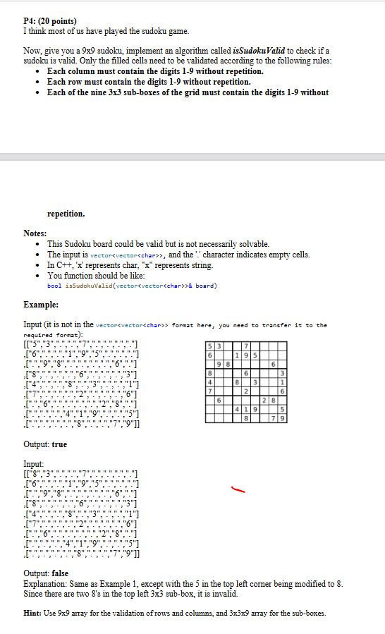 Solved P4: (20 points) I think most of us have played the | Chegg.com
