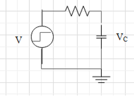 Solved The symbol for the voltage means that there is a step | Chegg.com