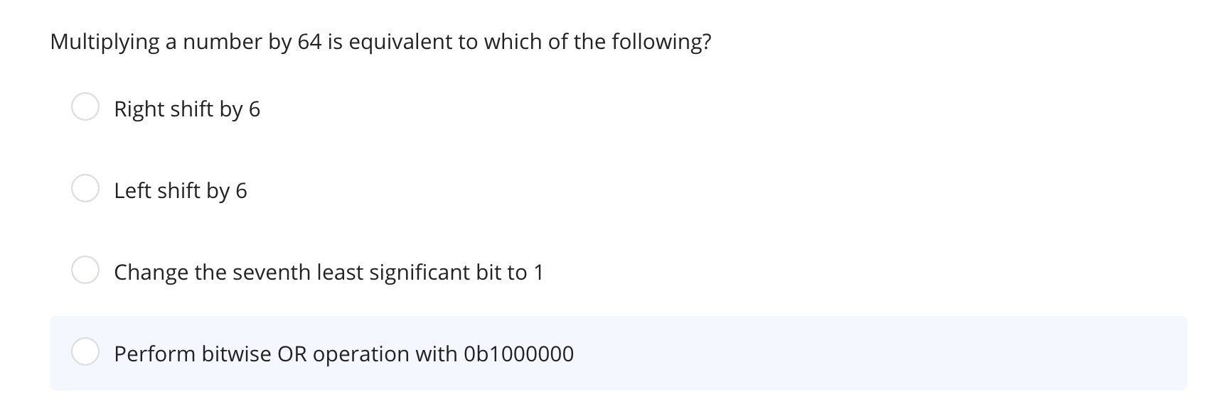 Solved (num \& ⊙ ) ∣ num is 0 The binary that has 1 at every | Chegg.com