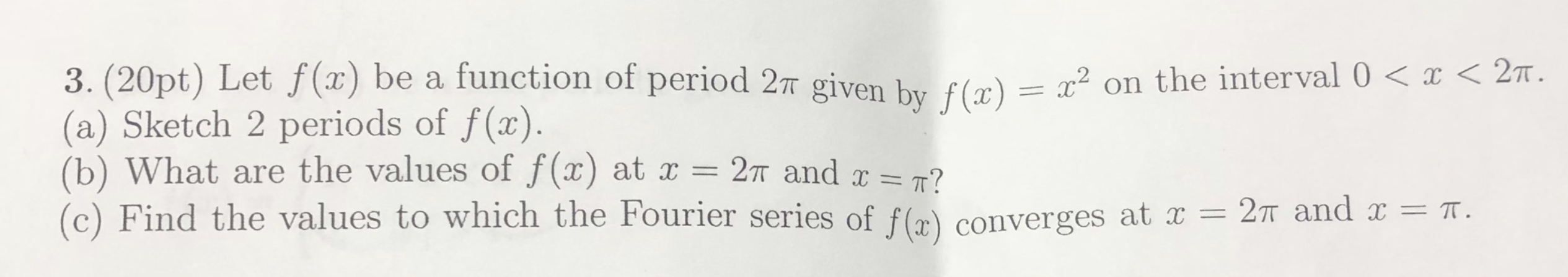 Solved HELP PLEASE, SHOW STEP BY ﻿STEP. Let f(x) be ﻿a | Chegg.com