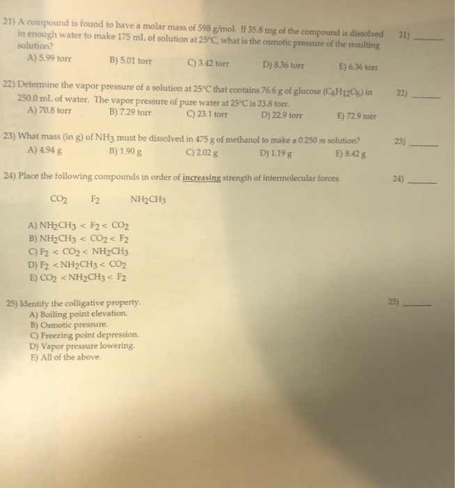 Solved 21 A Compound Is Found To Have A Molar Mass Of 598 Chegg solved-21-a-compound-is-found-to-have-a-molar-mass-of-598-chegg